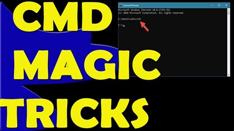 cmd magic trick command prompt commands tricks youtube