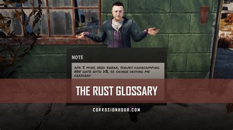 The RUST Glossary Corrosion Hour