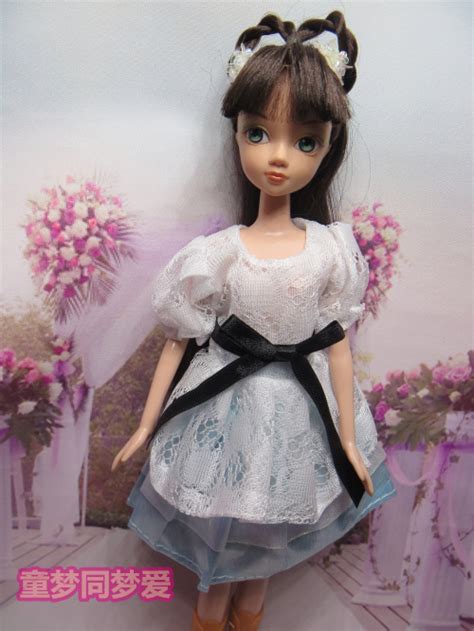 芭比娃娃可儿娃娃barbie配件短裙时装时尚生活装两件套乐吉儿服饰 Kajet0223