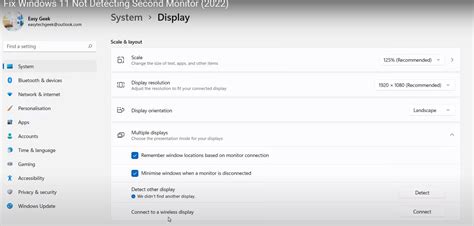 Fix Windows Dual Monitor Bug And Not Detecting Second