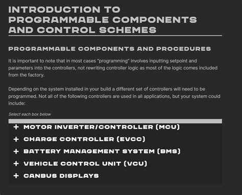 Programming Testing And Tuning An Ev System Online Course Legacy Ev