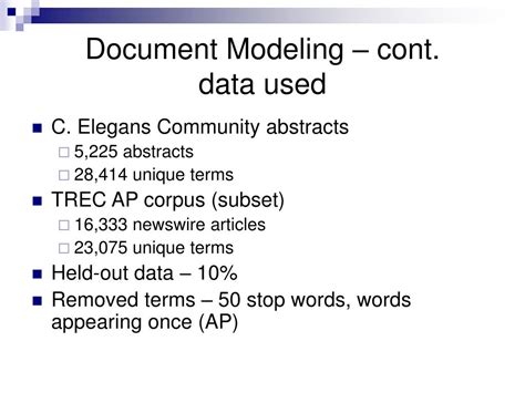 Ppt Latent Dirichlet Allocation A Generative Model For Text Powerpoint Presentation Id1287232