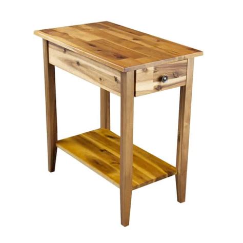 Solid Wood End Side Tables The Home Depot