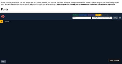 Tanstackquery Example React Basic Typescript Codesandbox
