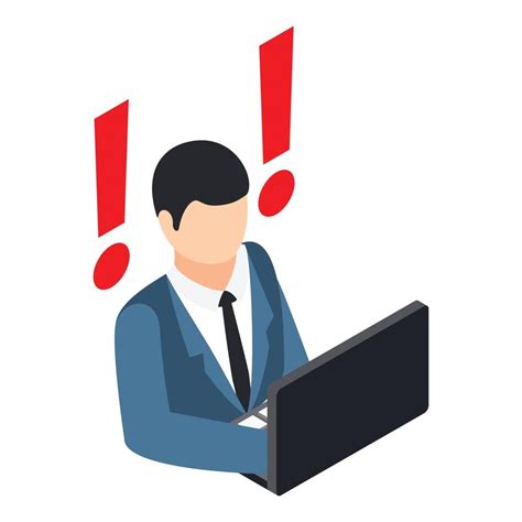 Technical Problem Icon Isometric Style 15886121 Vector Art At Vecteezy