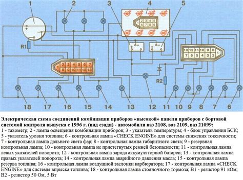 Распиновка панели приборов нива - 87 фото