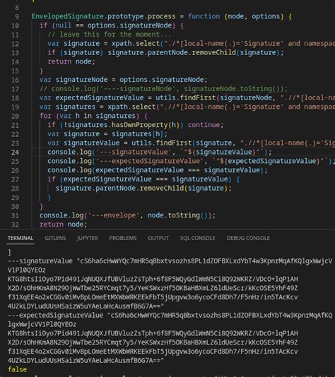 Reference Digestvalue And Signedinfo Signaturevalue · Issue 259 · Node