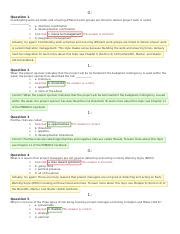 PJM Project Selection Module Mastery Quiz Docx Question Coordinating Work