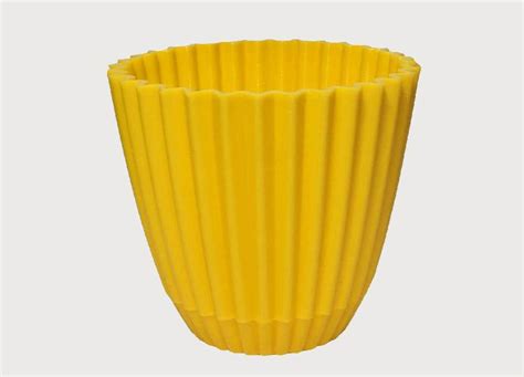 گلدان پلاستیکی شیاردار؛ وزن سبک 3 سایز کوچک متوسط بزرگ آراد برندینگ