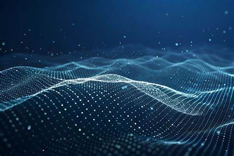 Cyber Network Flowing Dots High Tech 3d Grid Sci Fi Texture Design Photo  Free Download