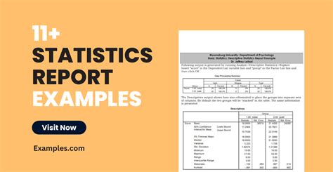 Statistical Report Template