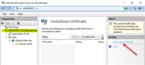 Share SSL Certificates Between Multiple IIS Servers With Centralized Certificates