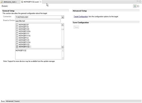 Ccs 41100014 Strange Error Message When Debugging Msp430f1132