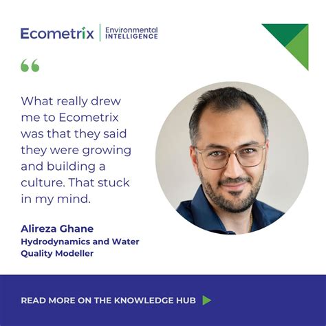 Ecometrix Incorporated On Linkedin A Key Focus Of Alireza Ghanes Work