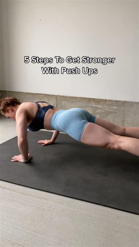 Steps To Get Stronger Push Ups Rutinas De Entrenamiento Ejercicios De Calistenia