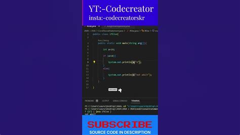 If Else Statement In Java Codecreatorskr Ifelsestatement Java