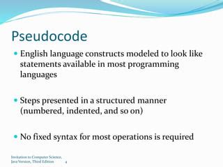 Pseudocode And Flowchart PPTX