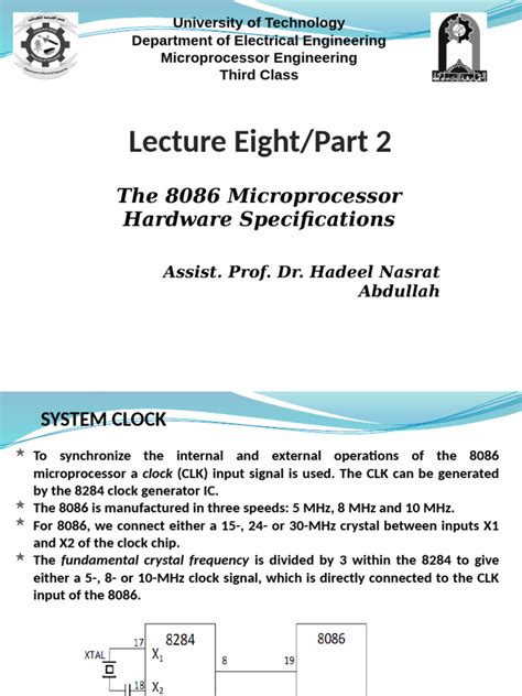 Lecture 10 Third Microprocessor C Pdf Central Processing Unit