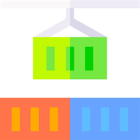 Stack Basic Straight Flat Icon