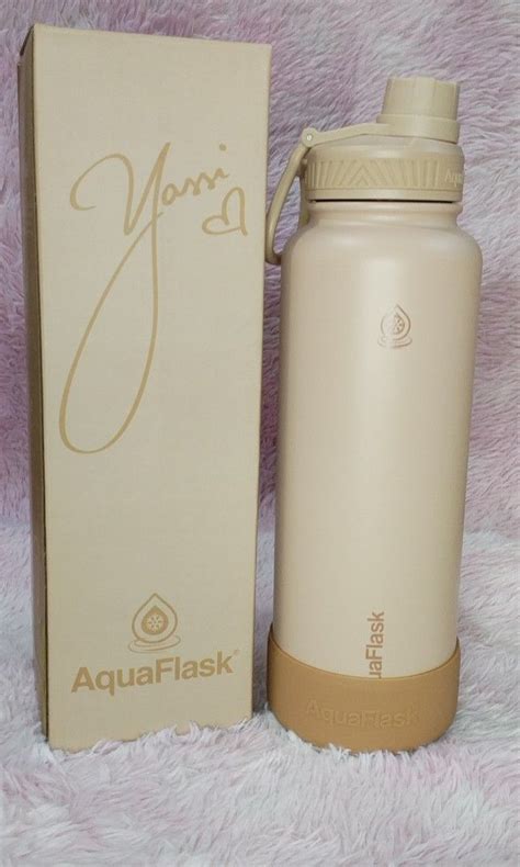 Aquaflask 40oz Yassi Edition Toasted Almond On Carousell