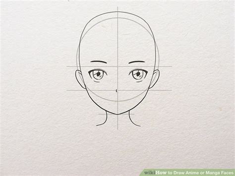 How To Draw Anime Or Manga Faces 15 Steps With Pictures