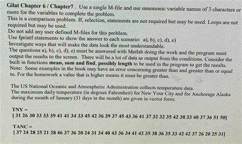 solved gilat chapter 6 chapter7 use a single m file and use