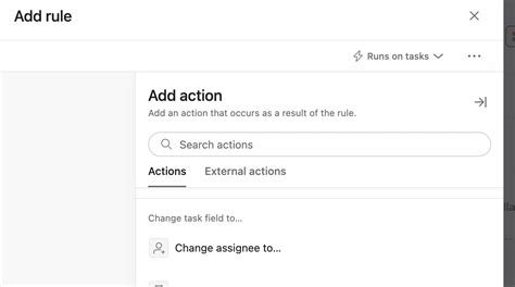 assign task rule is not found under the customize section tips and