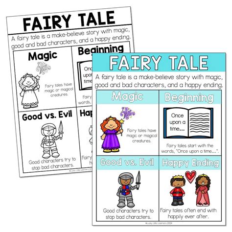 Spot A Fairy Tale Anchor Chart Examples Picstank