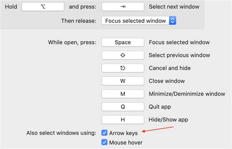 Setting Some Specific Custom Shortcuts E G Command Up Crashes AltTab Issue Lwouis