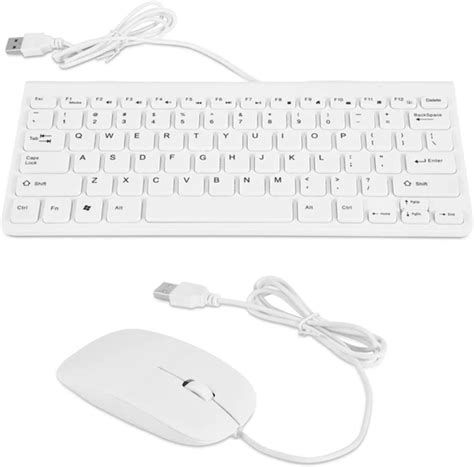 خرید و قیمت کیبورد و ماوس ترکیبی، کیبورد گیمینگ با سیم فوق‌العاده نازک، مجموعه ماوس نوری، کیبورد