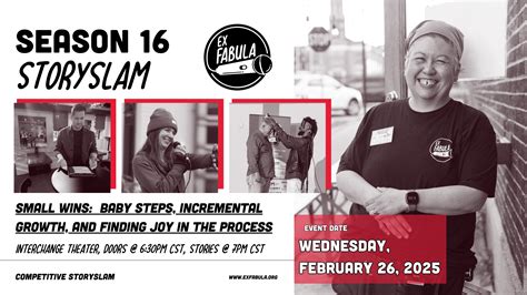 Ex Fabula Storyslam Small Wins Urban Milwaukee