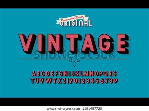 Vector Bold Modern Font Alphabet Stock Vector Royalty Free 1151487725 Shutterstock