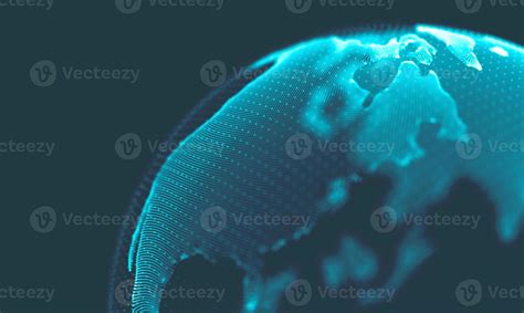 Abstract Music Background Big Data Particle Flow Visualisation