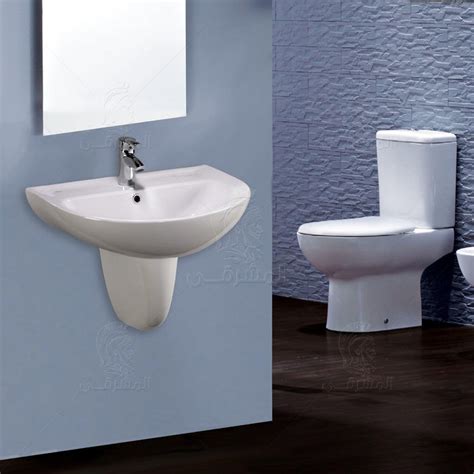 طلب مسبق طقم حمام بلان مرحاض G0621 G0622 و حوض V1340 مقاس 65 سم