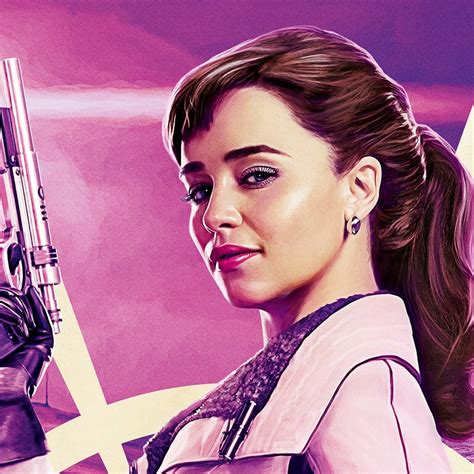 2048x2048 Emilia Clarke In Solo A Star Wars Story Movie Ipad Air Hd 4k