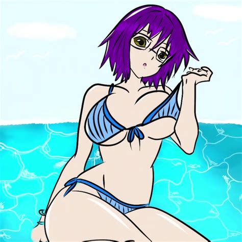 Rule 34 Anonymous Artist Bikini Glasses Sea Tagme Zeinsenpai Vtuber