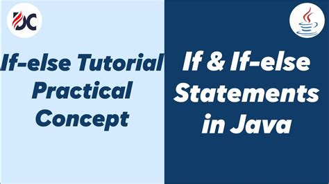 If And If Else Statements In Java If Else Tutorial Practical Concept Youtube