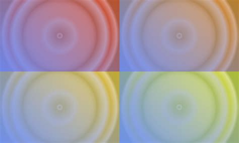 Four Sets Of Blue Circle Radial Gradient Abstract Background Simple Blur Shiny Modern And