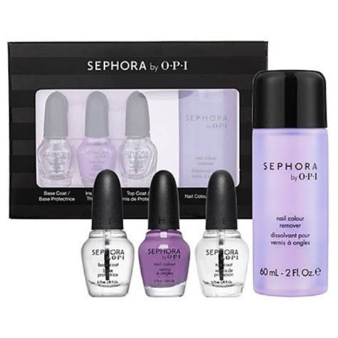 Sephora Opi Nail Polish Kit Iris I Was Thinner Nail Polish Base And Top