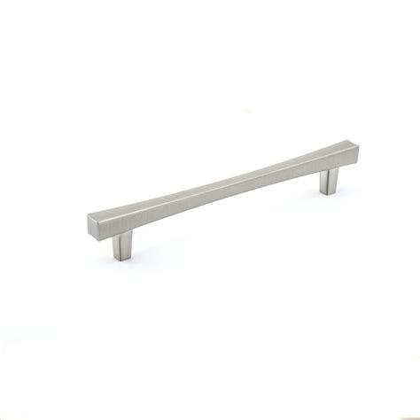 6 516 In 160 Mm Brushed Nickel Cabinet Pull Transitional Metal