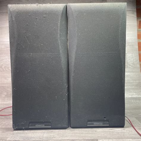 Pair Of Kenwood Ls 47 Stereo Speakers 70w And 8 Ohms Black £37 99 Picclick Uk