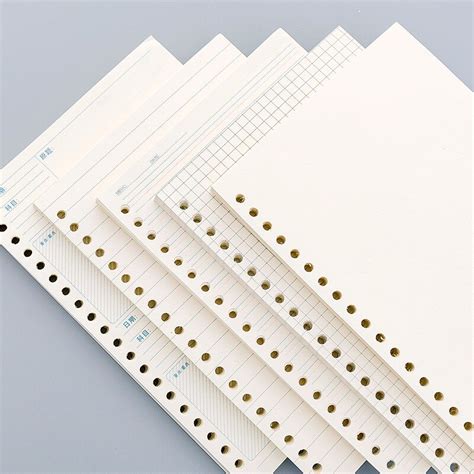 A5 Loose Leaf Paper Refill Notebook Spiral Binder Grandado