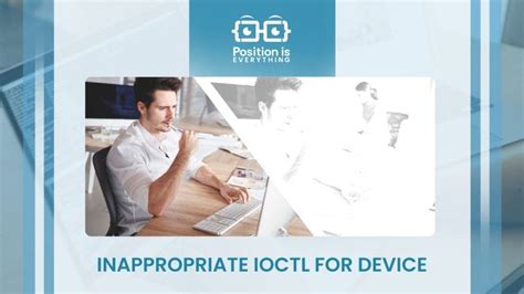 Inappropriate Ioctl For Device How Can You Eliminate It Permanently
