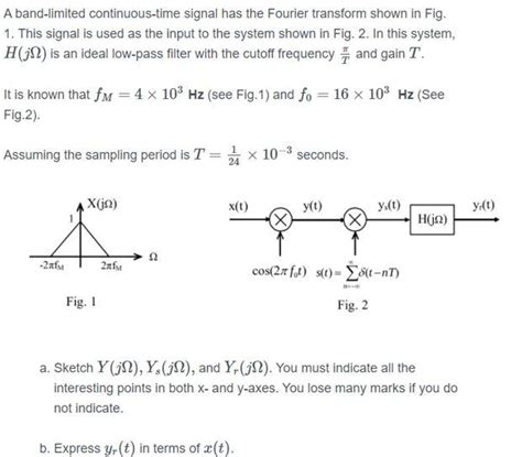 Solved Digital Signal Processing System Question Please