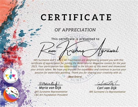 Proud To Inform That Am Honored That My Work Is Among Those Selected As Best Entryof The