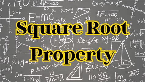 What Is Square Root Property Pcdreams