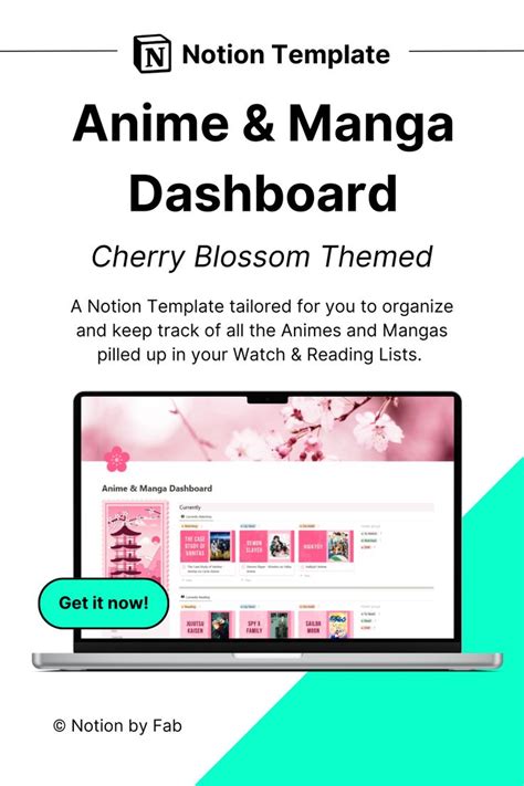 Anime And Manga Tracker Notion Template