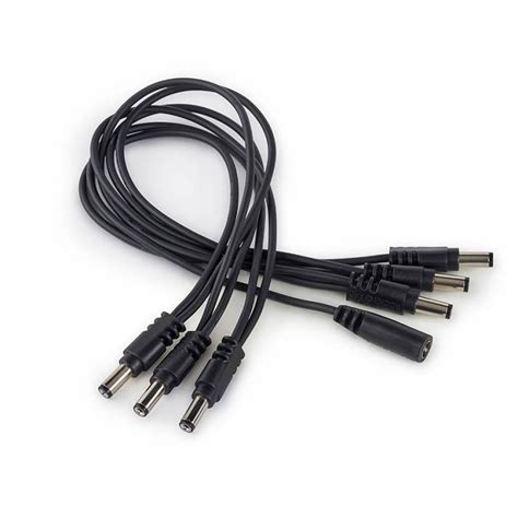 Used Rockboard Flat Daisy Chain 6 Output Straight Cable Black For