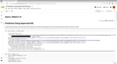 Owais C H On Linkedin Task Datascience Dataanalytics Github Gripmay21 Tsf