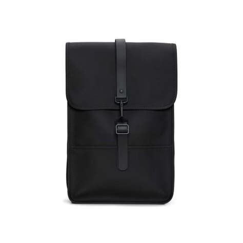 Rains Unisex Black Mini Backpack Boot And Bag Uk